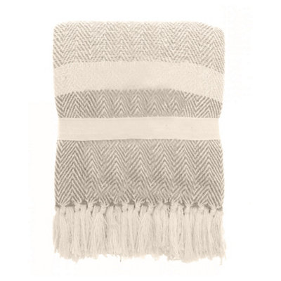 Home & Living Izzy Recycled Throw Natural (One Size)