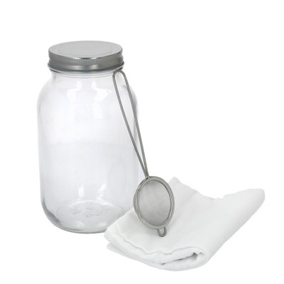 Home Made Complete Kefir Making Kit for Fresh, Probiotic-Rich Homemade ...