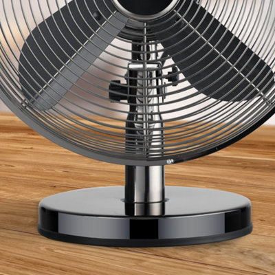 Home & Office Electric Sturdy Metal 12" 3 Speed Tilt Oscillating ...