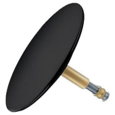 Home Range Black Brass Dome Bath Plug for Bath Bathtub Wastes