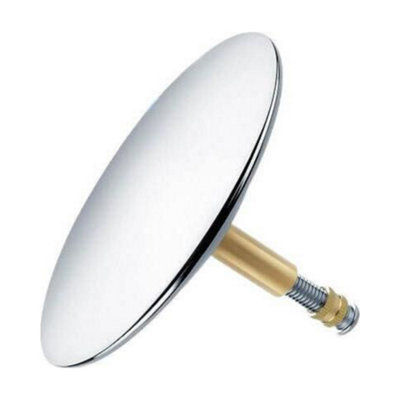 Home Range Chome Brass Dome Bath Plug for Bath Bathtub Wastes