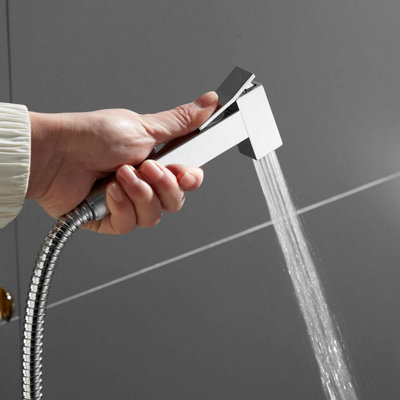 Home Range Chrome Bidet Douche Concealed Set Square
