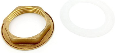 Home Range Chrome Dome Slotted Basin Waste (Brass Nut)