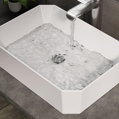 Home Range Chrome Dome Slotted Basin Waste With Tube Extention (Brass Nut)