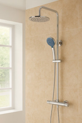 Home Range Chrome Shower Mixer Valve, Concealed Fitting for a Minimal ...