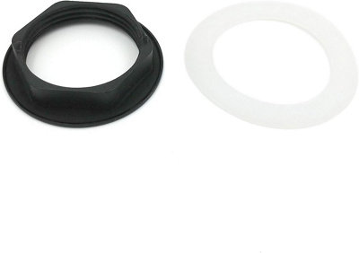 Home Range Matte Black Dome Unslotted Basin Waste (Brass Nut)