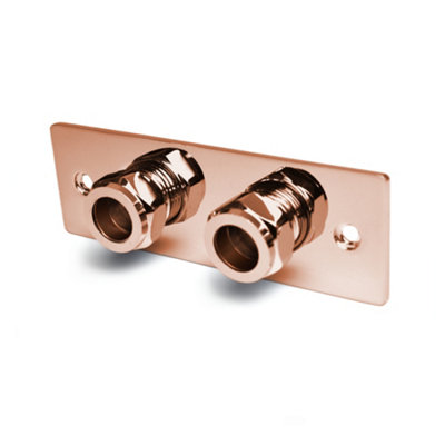 Home Range Rose Gold Bidet Wall Plate - Wall Mounted Douche Fixing ...