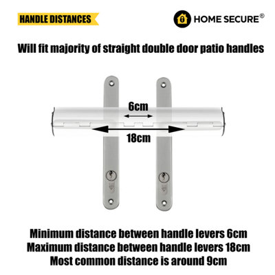 Home Secure Patio Door Security Lock For French Double Doors