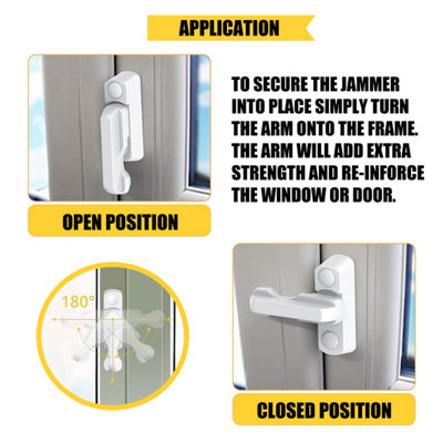 Home Secure Sash Jammers - Extra Security Locks for uPVC Window & Doors ...