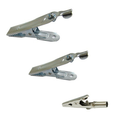 Home.smart 2 x Battery Crocodile Clips 25 Amp for Electrical Cable ...