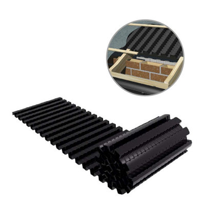 HOME.SMART MANTHORPE CONTINUOUS ROLL EAVES PANEL VENT 325MM X 6 METRES ...
