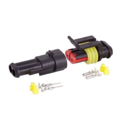 Home.smart Waterproof 2 Way Pin Electrical Wire Joint Superseal Connector