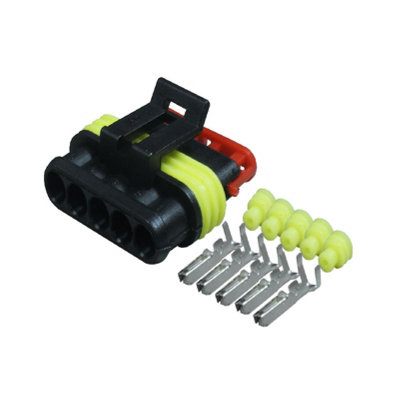 Home.smart Waterproof 5 Way Pin Electrical Wire Joint Superseal Connector