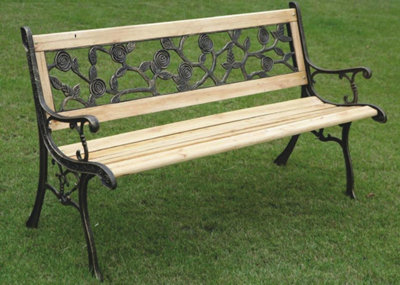Home Source Bloom Outdoor Garden Bench | DIY at B&Q