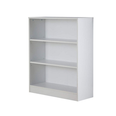 Home Source Clara Short Storage Bookcase White