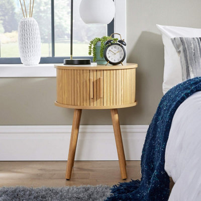 Home Source Coalville 2 Door Side Table