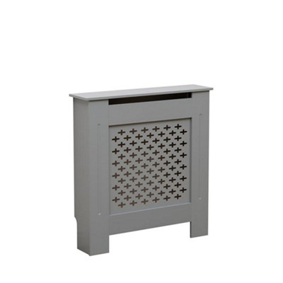 Home Source Crofton Small Grey Radiator Cover Unit