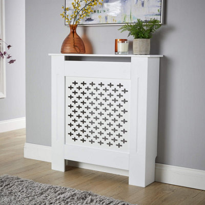 Home Source Crofton Small White Radiator Cover Unit | DIY at B&Q