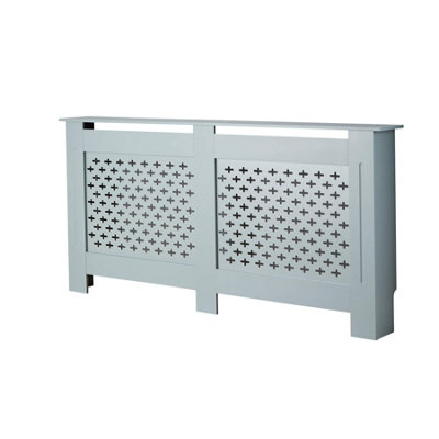 Home Source Crofton XL Grey Radiator Cover Unit