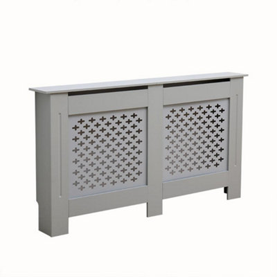 Home Source Crofton XL Grey Radiator Cover Unit