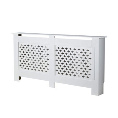 Home Source Crofton XL White Radiator Cover Unit