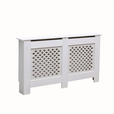 Home Source Crofton XL White Radiator Cover Unit
