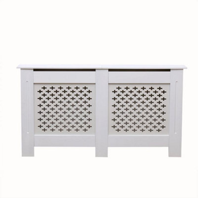 Home Source Crofton XL White Radiator Cover Unit