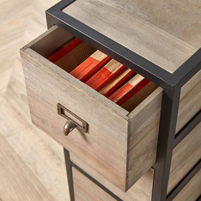 Home Source Derwent Fully Assembled Solid Wood 3 Drawer Chest of ...