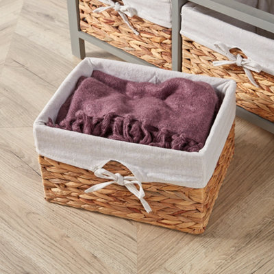 Home Source Fully Assembled 4 Drawer Storage Unit Grey