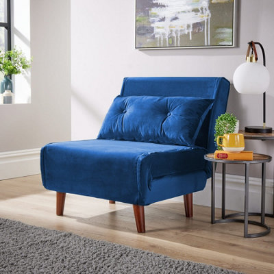 Home Source Morella Blue Single Sofa Bed