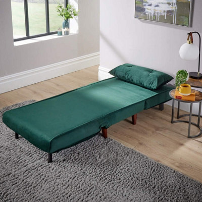Home Source Morella Green Single Sofa Bed