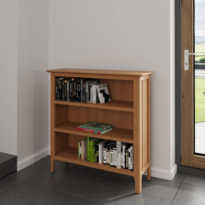 Home Source Natland Fully Assembled Solid Wood with Oak Veneer Small ...