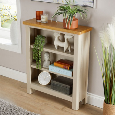 Home Source Ramsgate Fully Assembled Solid Wood with Oak Veneer Small ...