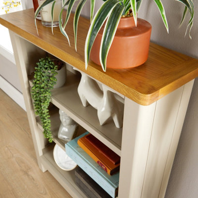 Home Source Ramsgate Fully Assembled Solid Wood with Oak Veneer Small ...