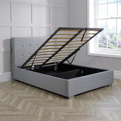 Home Source Savannah Gas End Lift King 5ft Ottoman Bed
