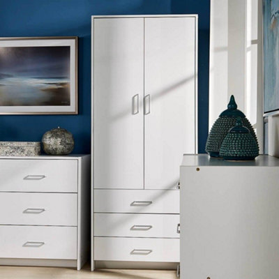 2 door 3 drawer wardrobe store