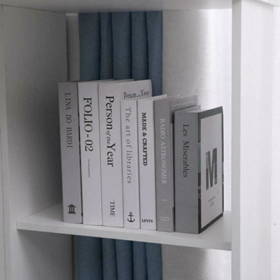 Home Source Wellington Compact Office Computer Corner Desk with Storage ...