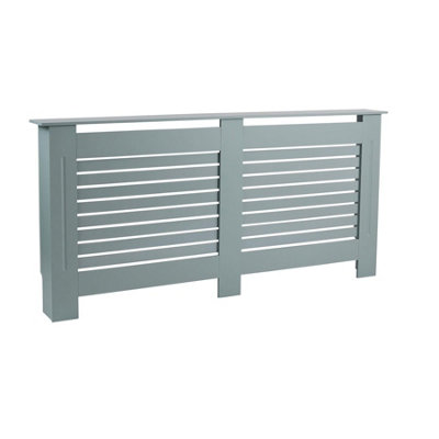 Home Source York Extra Large Radiator Cover Grey