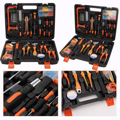 Home Tool Kit 105 PCS Household Repair Tools Set with Case for DIY ...