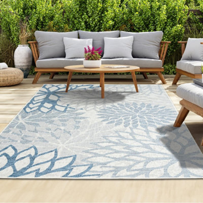 Homeart Outdoor Indoor Rug, Easy Clean, UV Weather Resistant Rug for ...