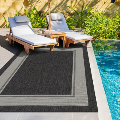 HomeArt Outdoor Rugs Easy Cleaning Area Rugs for Balcony,Garden,Picnic ...