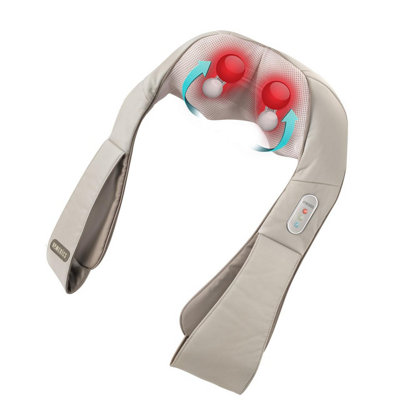 HoMedics Infrared Massager Shiatsu NMS 620H Neck Heat with 3 Speed Settings