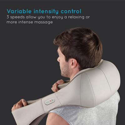 HoMedics Infrared Massager Shiatsu NMS 620H Neck Heat with 3 Speed Settings