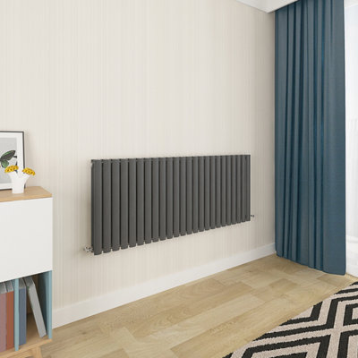 Homefast Bathrooms Designer Column Radiator Anthracite 600x1416mm ...