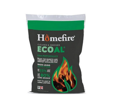Homefire Ecoal Longlasting Smokeless Coal - 20kg