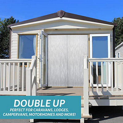 Homefront Aluminium Fly Screen Heavy Duty Chain Curtain - Protects ...