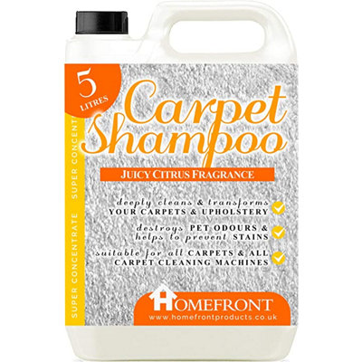 Homefront Carpet Shampoo - Deeply Cleans Carpets to Remove Stains and ...