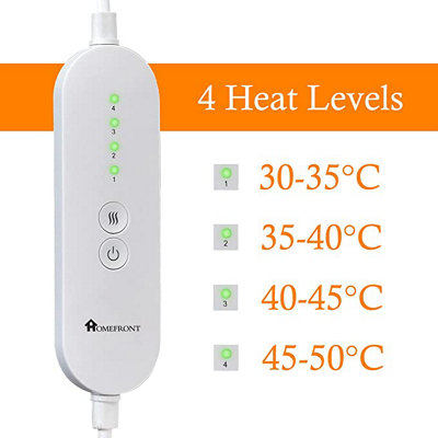 Homefront Heated Foot Warmer, Electric Slipper for Feet, Therapeutic ...