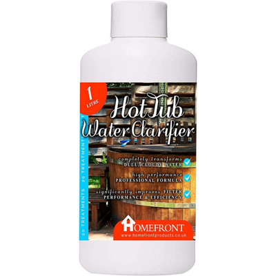 Homefront Hot Tub Water Clarifier - Transforms Dull & Cloudy Water Hot ...