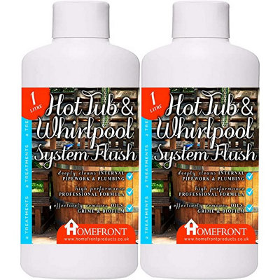 Homefront Hot Tub & Whirlpool System Flush - Removes Dirt, Grime and ...